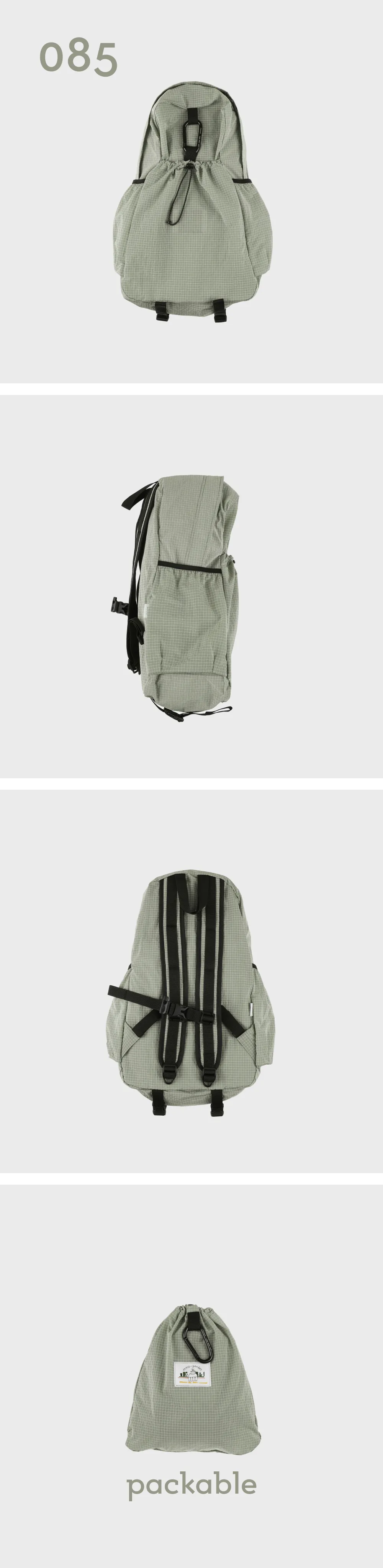mmo backpack nylon ripple rip / light green - 감도 깊은 취향 셀렉트샵 29CM