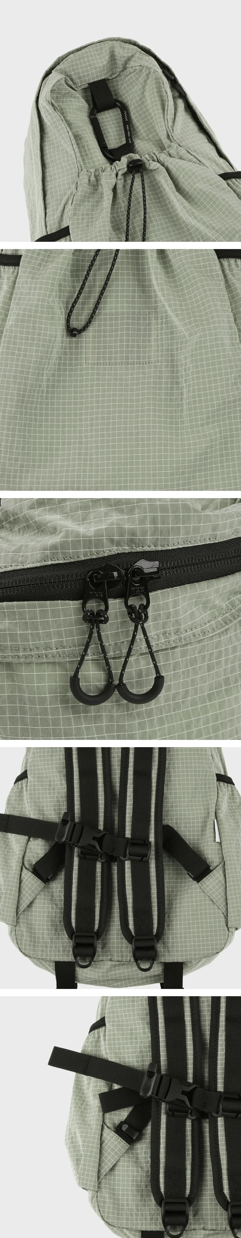 mmo backpack nylon ripple rip / light green - 감도 깊은 취향 셀렉트샵 29CM