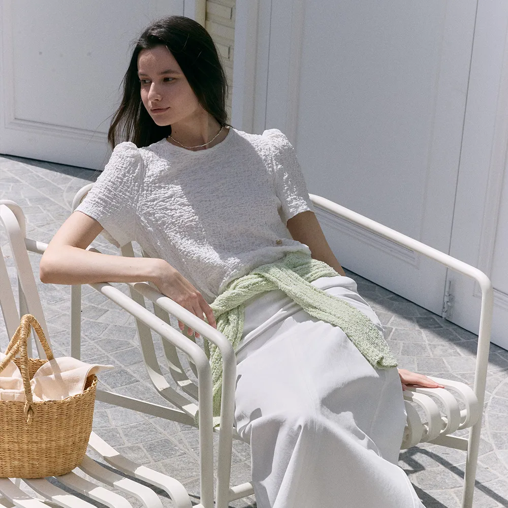 WRINKLE ROUND BLOUSE (sand ivory) - 감도 깊은 취향 셀렉트샵 29CM