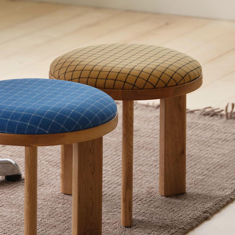 O STOOL_YELLOW CHECK - 감도 깊은 취향 셀렉트샵 29CM