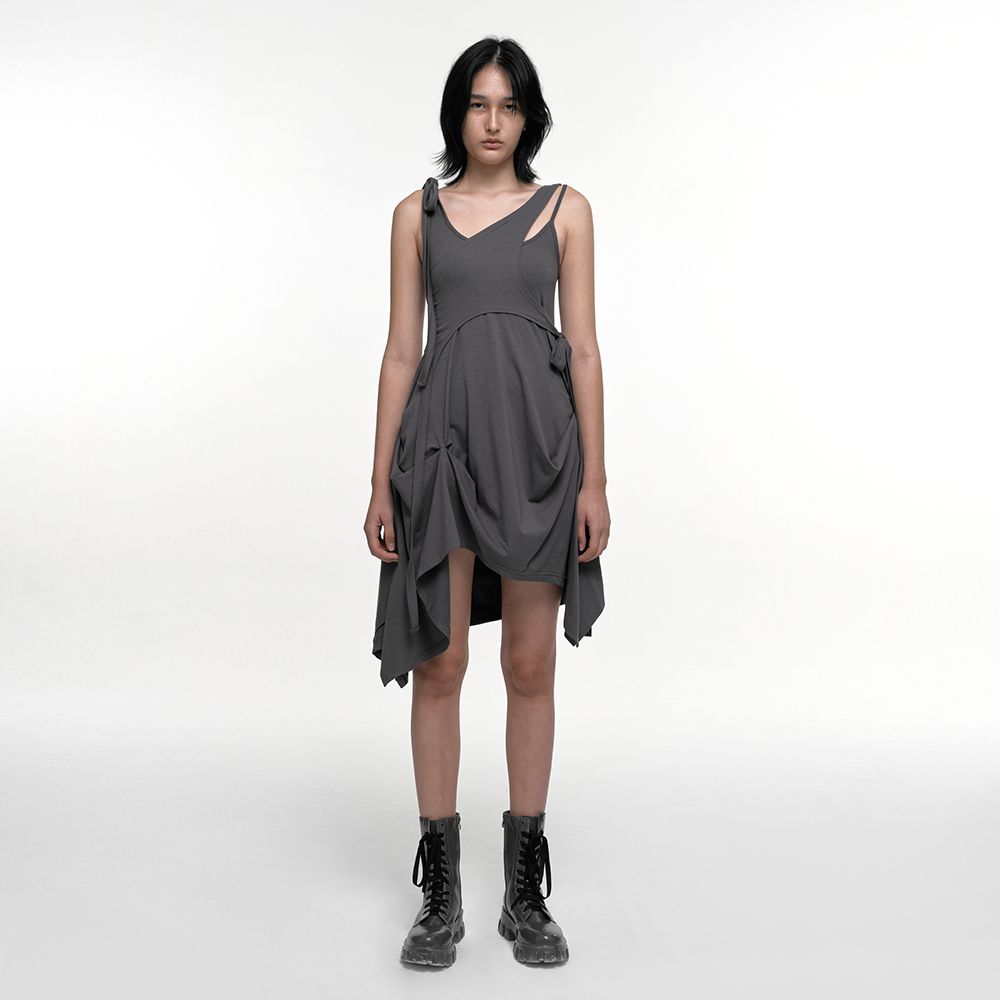 2-PIECE FLOW DRESS CHARCOAL - 감도 깊은 취향 셀렉트샵 29CM