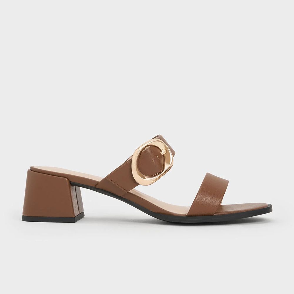 오벌-버클 힐 뮬 - 코냑 CK1-60580287 - 감도 깊은 취향 셀렉트샵 29CM