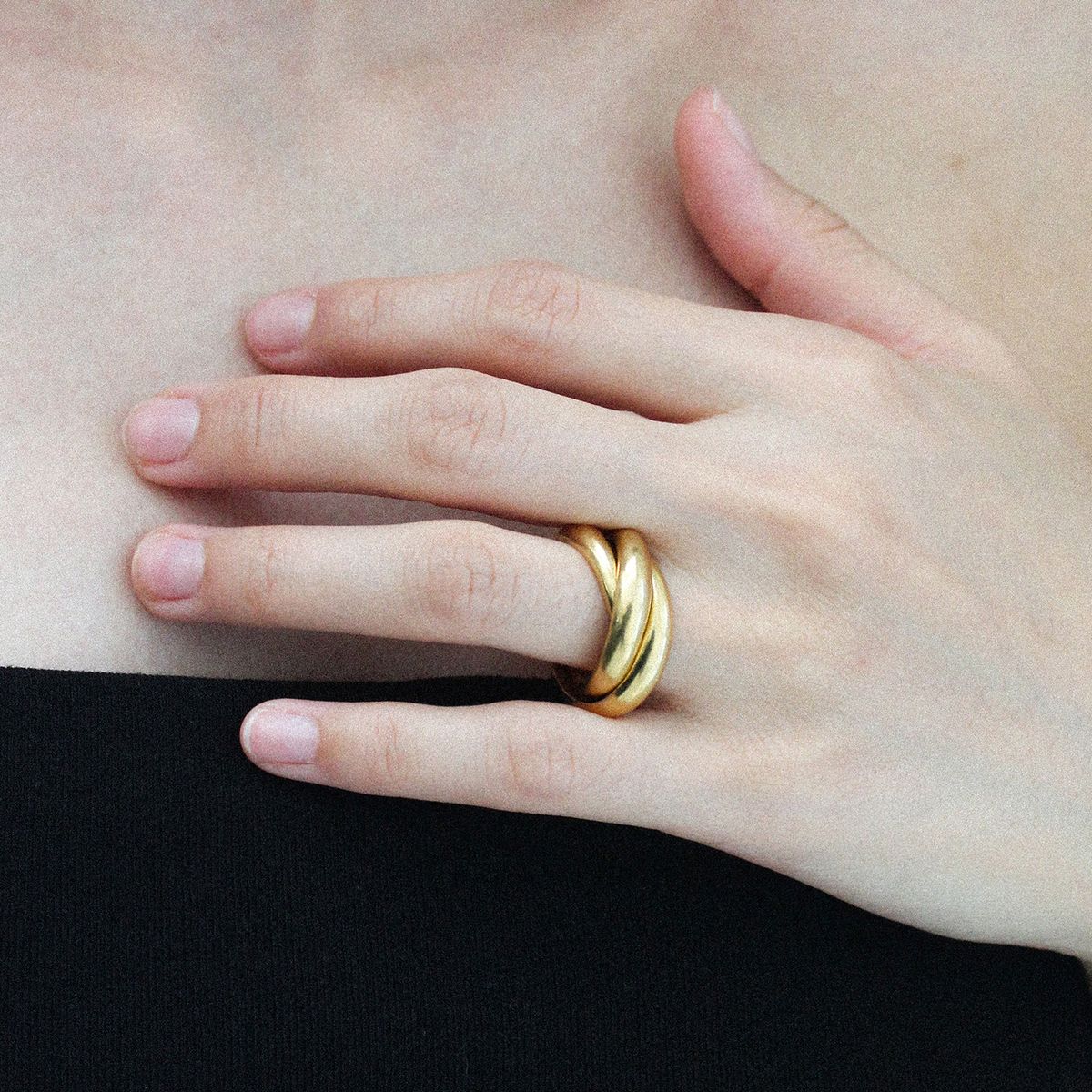 Classic Dim Trinity Ring Gold - 감도 깊은 취향 셀렉트샵 29CM