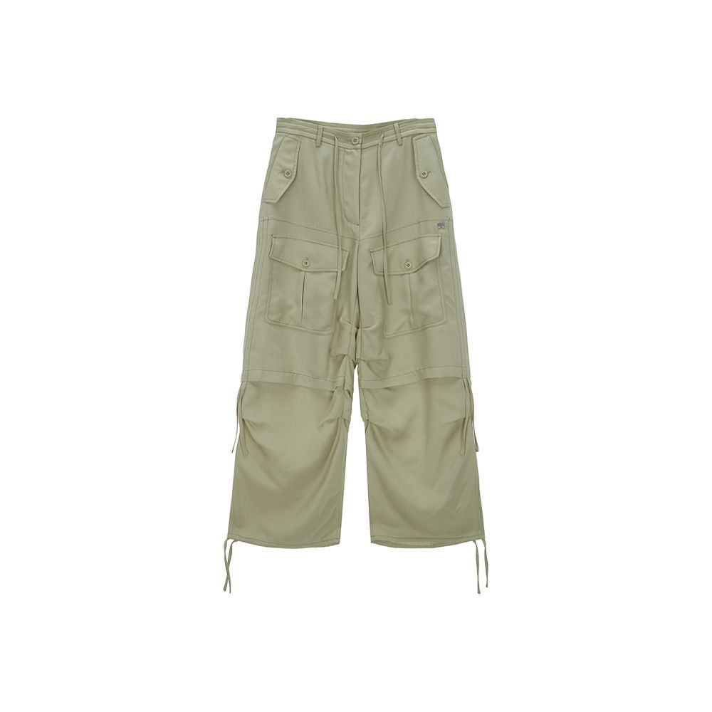 RAYON STRING CARGO PANTS IN LIGHT KHAKI - 감도 깊은 취향 셀렉트샵 29CM