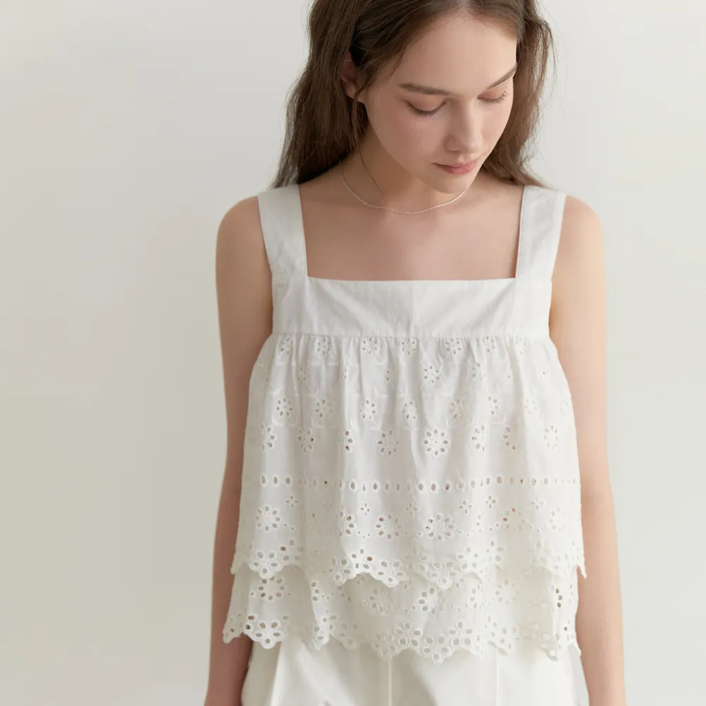 Trimming lace blouse (white) - 감도 깊은 취향 셀렉트샵 29CM