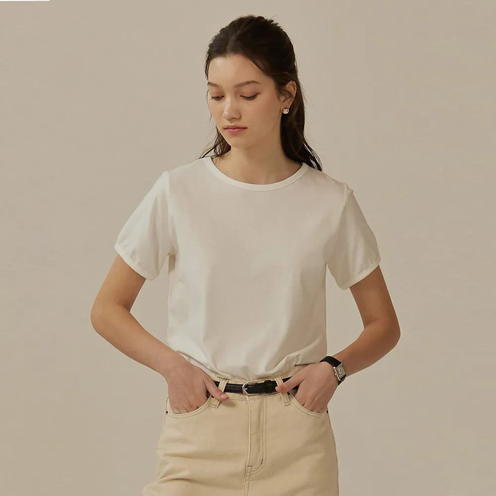 EDGE ROUND 1/2 TEE (4colors) - 감도 깊은 취향 셀렉트샵 29CM