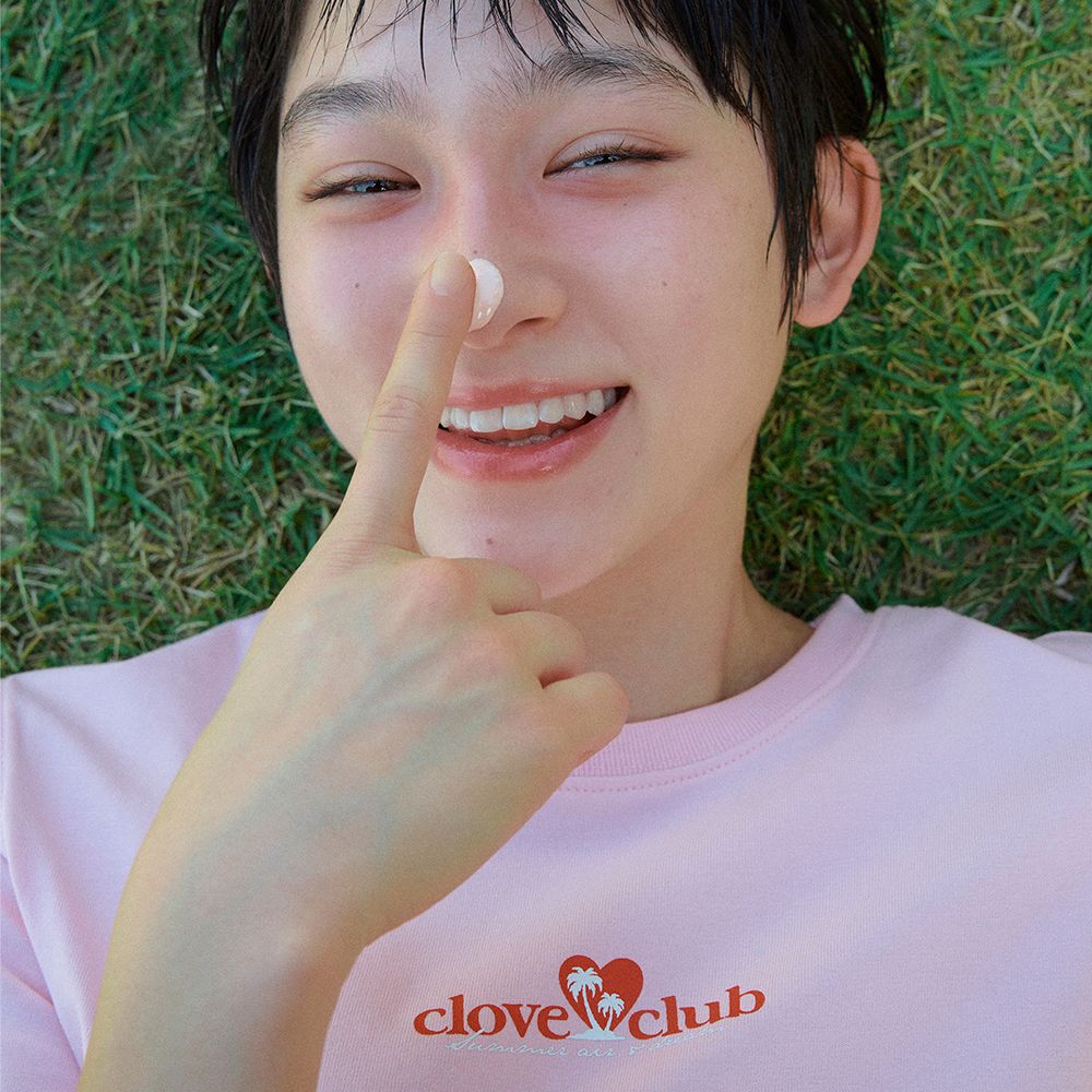 [24SS clove] Palm Tree Crop T-shirt (Pink) - 감도 깊은 취향 셀렉트샵 29CM