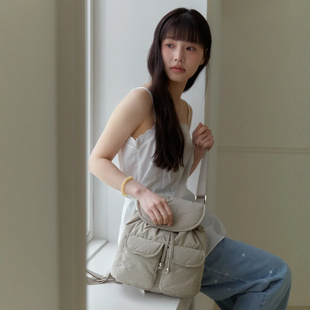 미뇽 패디드 백팩 Mignon Padded Backpack_Sand Beige - 감도 깊은 취향 셀렉트샵 29CM