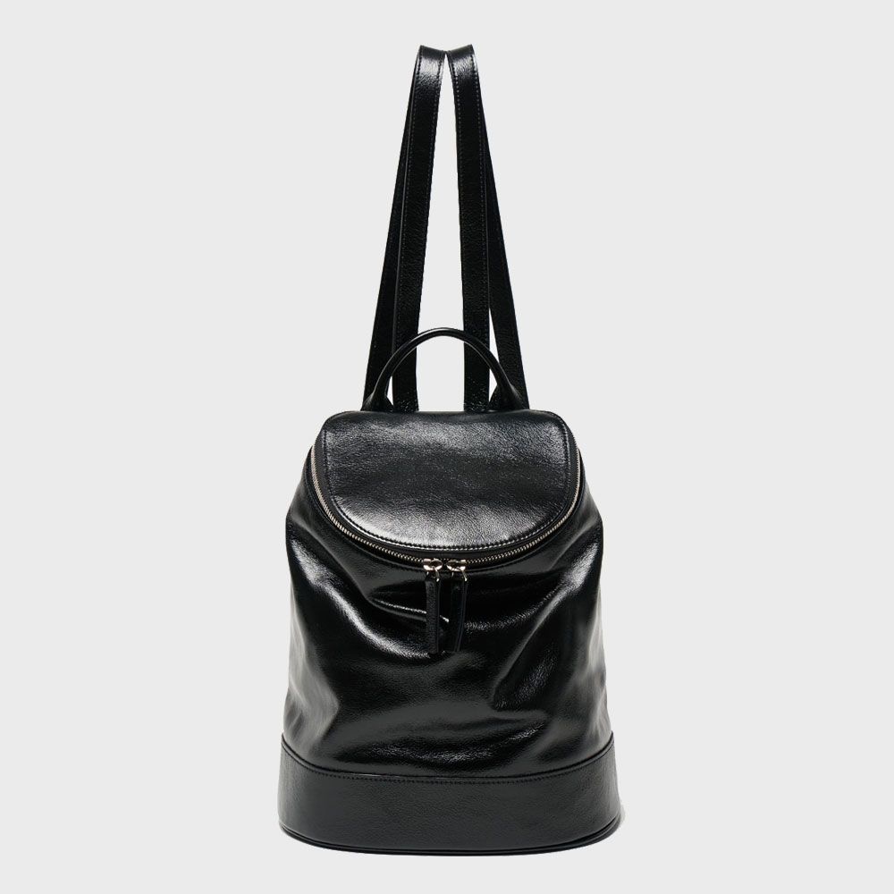 ROUND BACKPACK (crinkle black) - 감도 깊은 취향 셀렉트샵 29CM