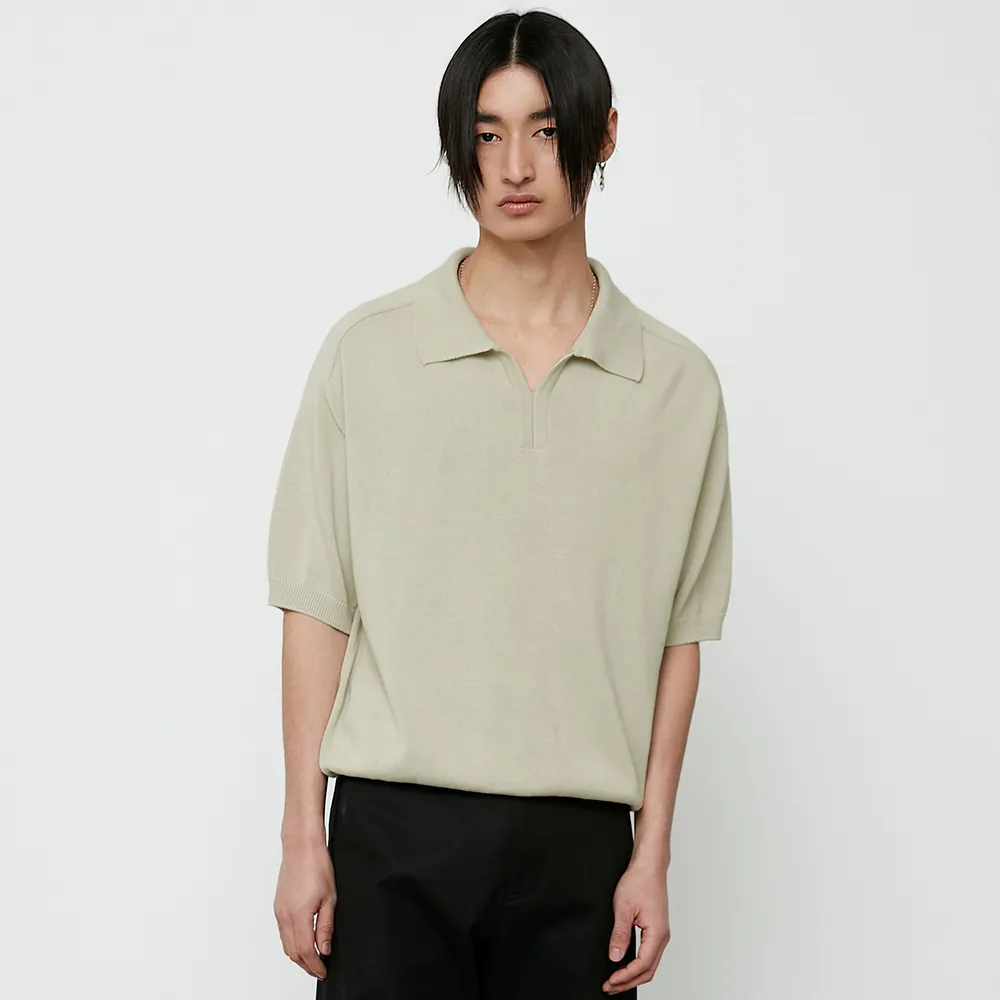 크루즈 PK 카라 하프 슬리브 니트 ( 2 COLOR ) - 감도 깊은 취향 셀렉트샵 29CM