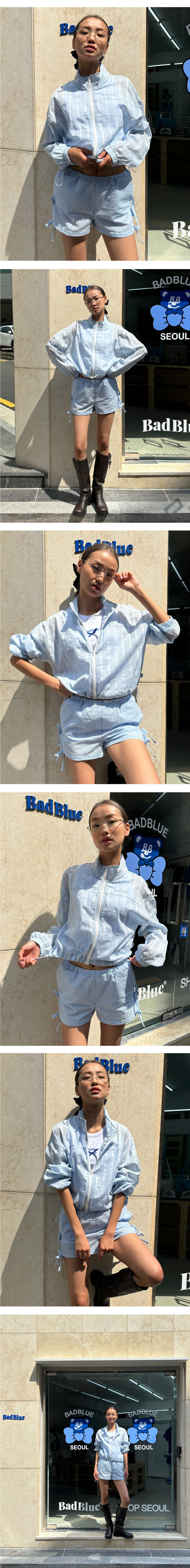 Check Beach Jacket Skyblue - 감도 깊은 취향 셀렉트샵 29CM