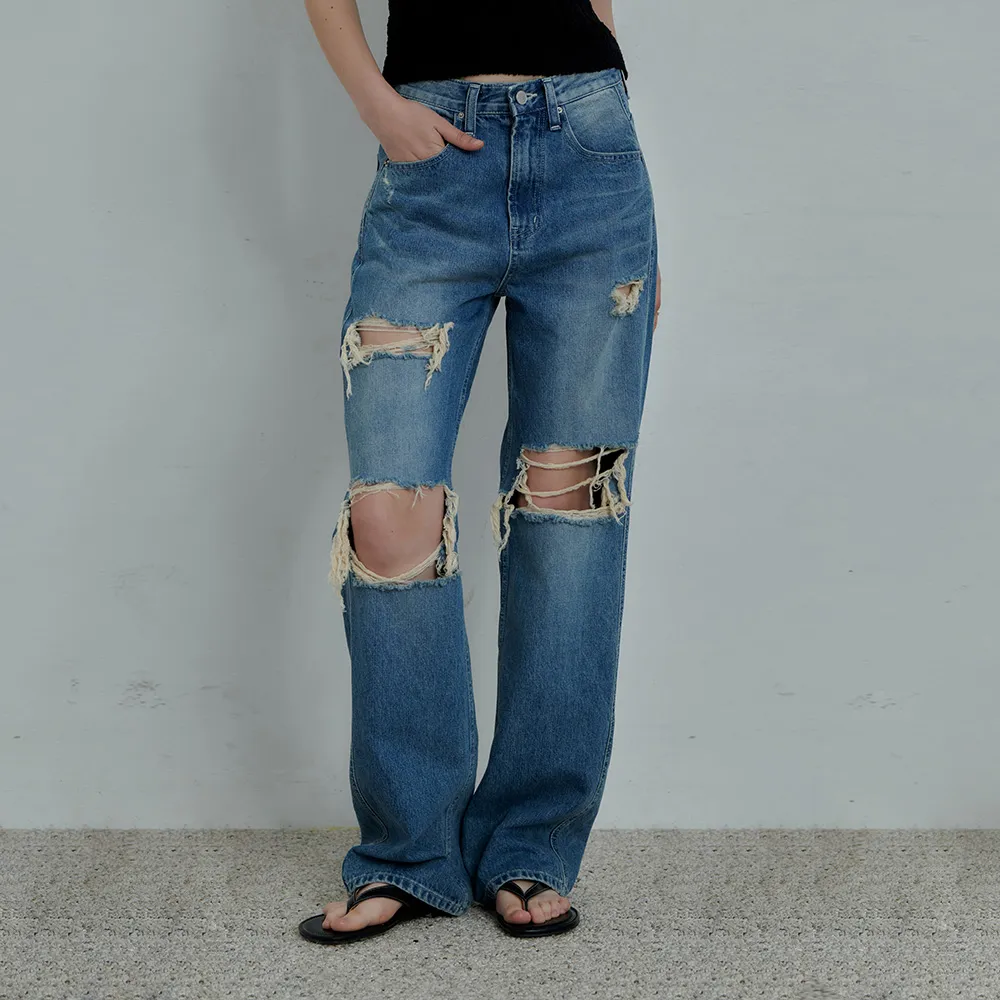 [WIDE] Jack Damage Jeans - 감도 깊은 취향 셀렉트샵 29CM
