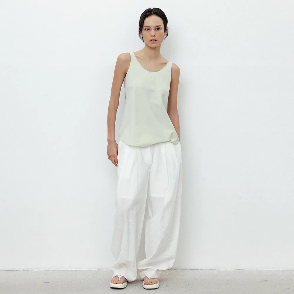 [2차 리오더] Sheer Two-Tuck Pants_Ivory - 감도 깊은 취향 셀렉트샵 29CM