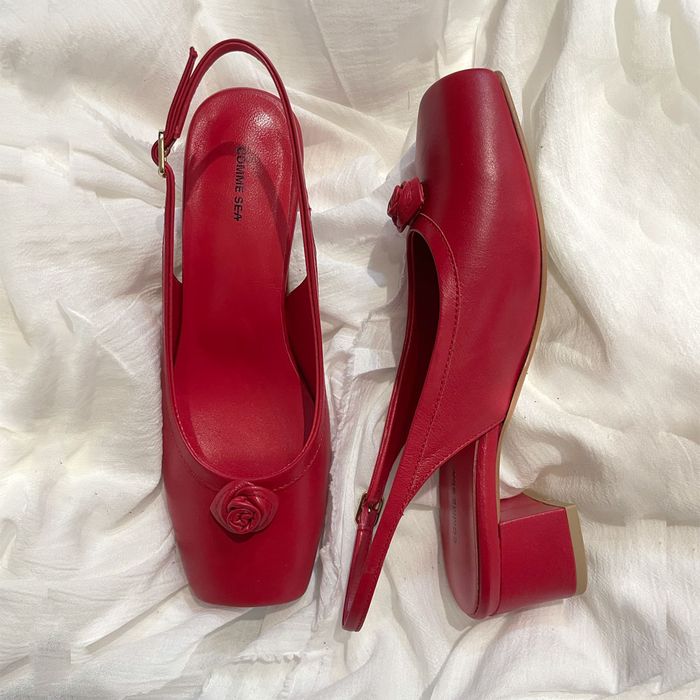 SIA ROSE Ballerina Slingback - RED - 감도 깊은 취향 셀렉트샵 29CM