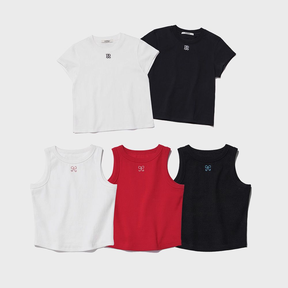 [2PACK] Hot Fix Layered Top Set - 감도 깊은 취향 셀렉트샵 29CM