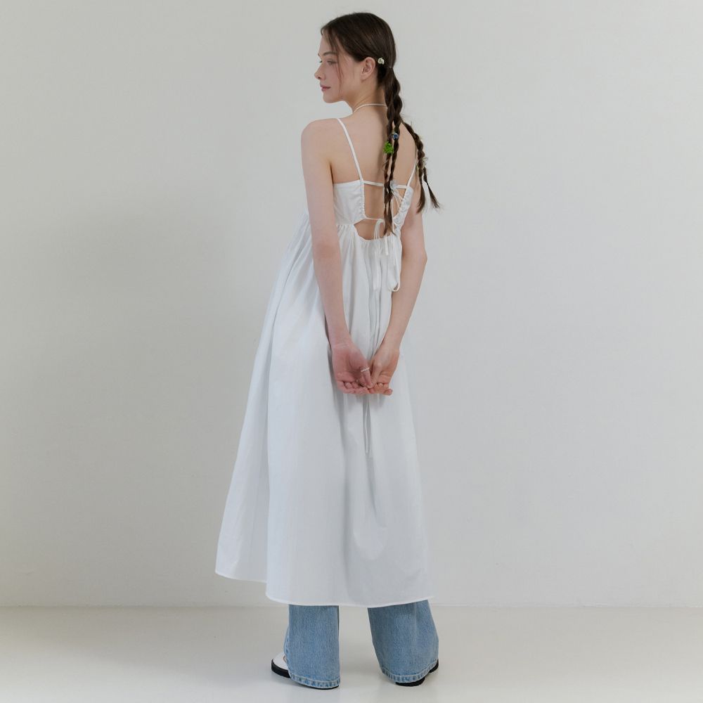 Backless strap dress (white) - 감도 깊은 취향 셀렉트샵 29CM