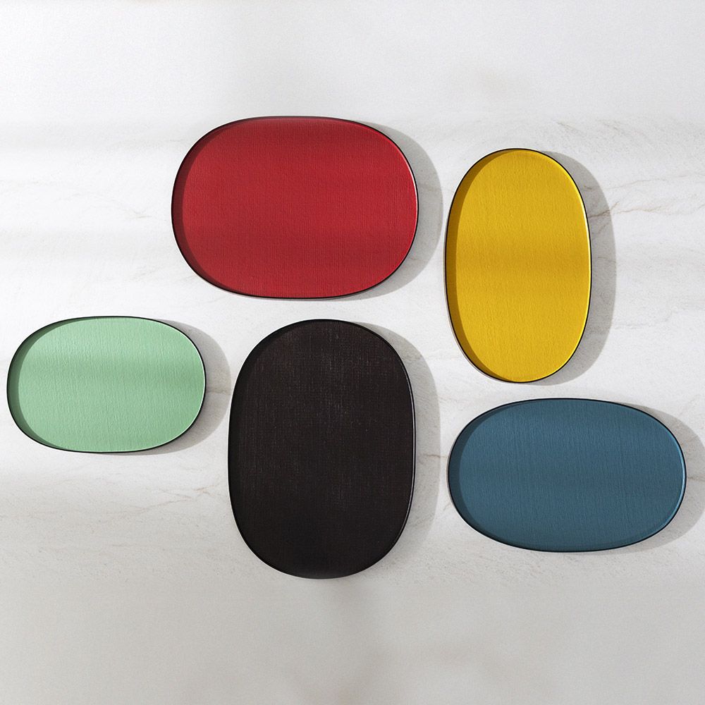 삼베 옻칠 컬러 트레이 5P 세트 - 감도 깊은 취향 셀렉트샵 29CM