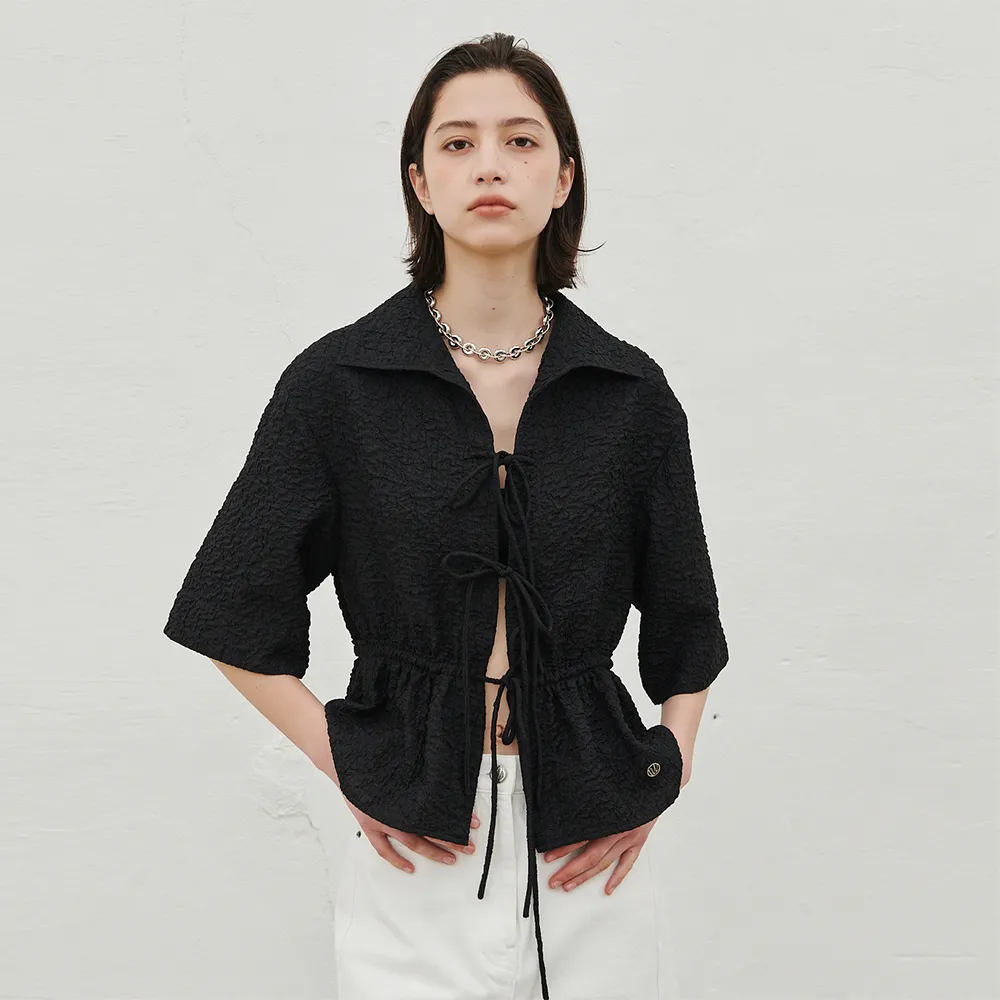 OPEN COLLAR STRING CARDIGAN - 감도 깊은 취향 셀렉트샵 29CM