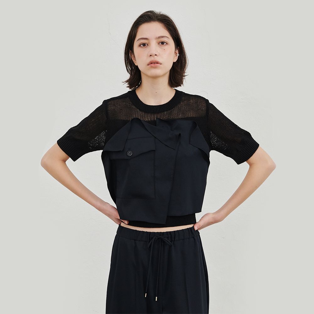 KNIT HYBRID TOP - 감도 깊은 취향 셀렉트샵 29CM
