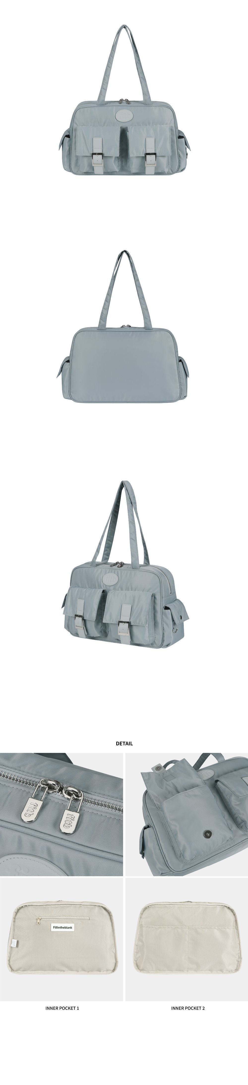 PK Shoulder Bag (nylon)(light blue) - 감도 깊은 취향 셀렉트샵 29CM