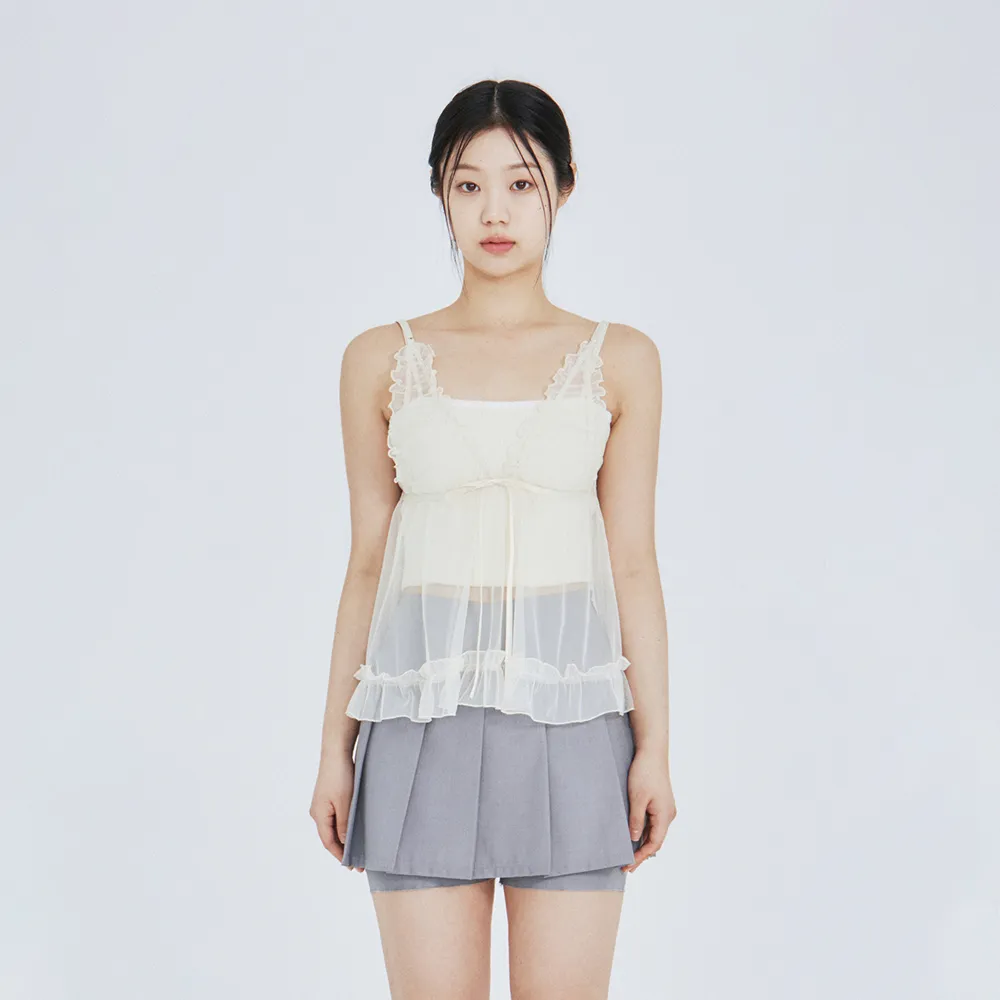 Lucy sleeveless set (Cream) - 감도 깊은 취향 셀렉트샵 29CM