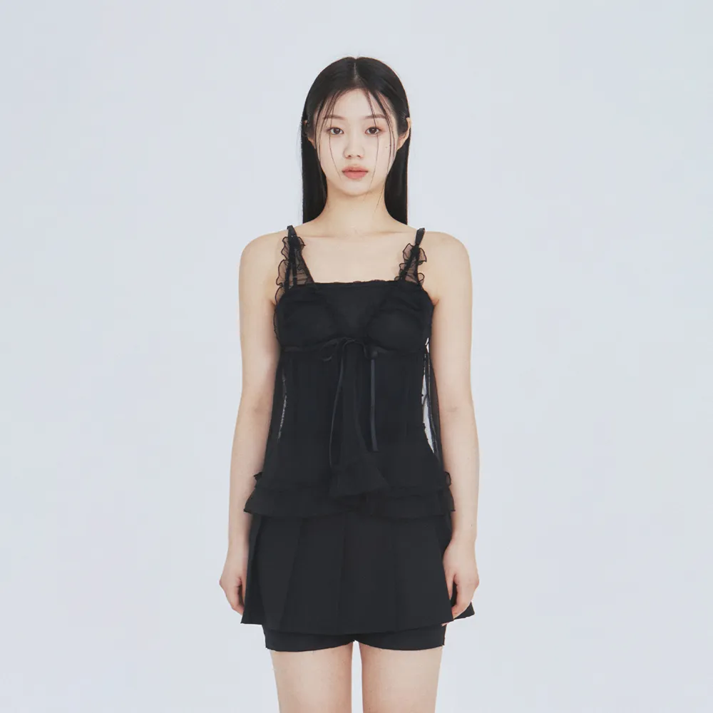 Lucy sleeveless set (Black) - 감도 깊은 취향 셀렉트샵 29CM