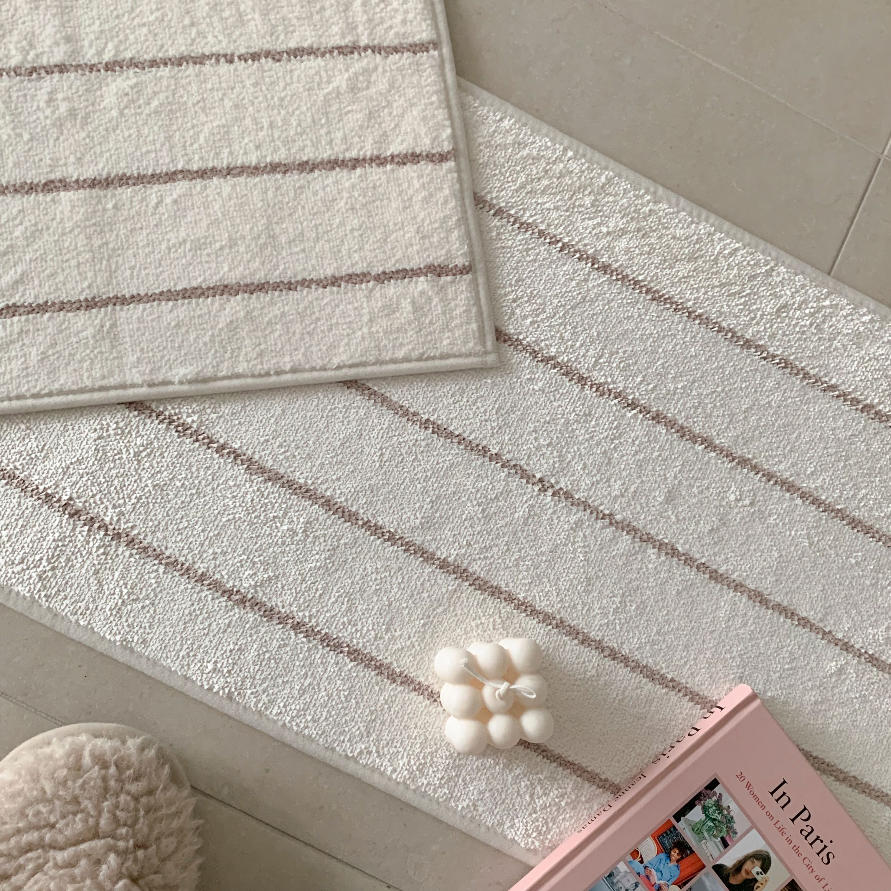 베이지 스트라이프 매트 2sizes - 감도 깊은 취향 셀렉트샵 29CM