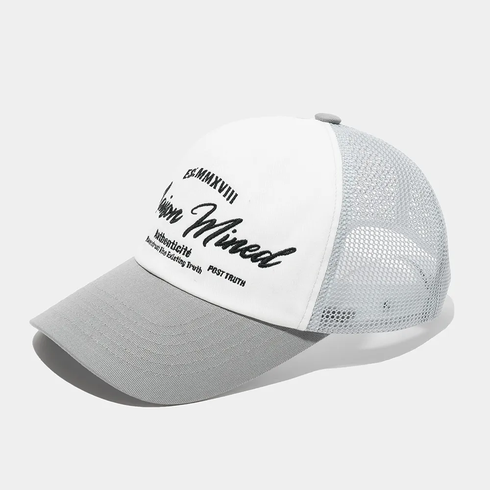SCRIPT TYPE MESH CAP GREY - 감도 깊은 취향 셀렉트샵 29CM