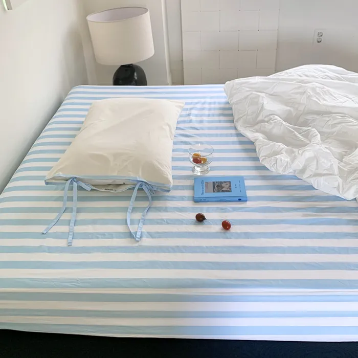 포니 스트라이프 먼지없는 순면100% 매트리스커버 S/SS,Q 2colors - 감도 깊은 취향 셀렉트샵 29CM