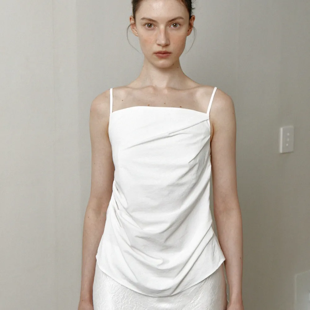 drape sleeveless top (white) - 감도 깊은 취향 셀렉트샵 29CM
