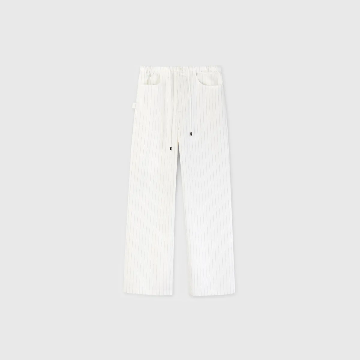 FRENCH STRIPE COTTON SALON PANTS OFF WHITE - 감도 깊은 취향 셀렉트샵 29CM