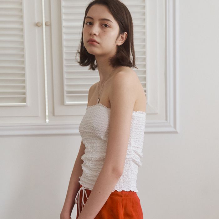 Bubble blouse white 2SET - 감도 깊은 취향 셀렉트샵 29CM