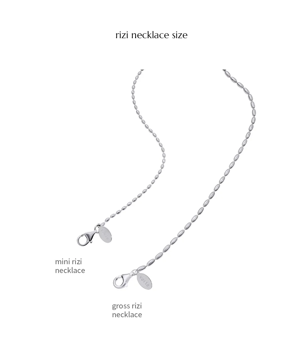 [925 silver] Un.silver.101 / mini rizi necklace (long ver.) - 감도 깊은 취향 셀렉트샵 29CM