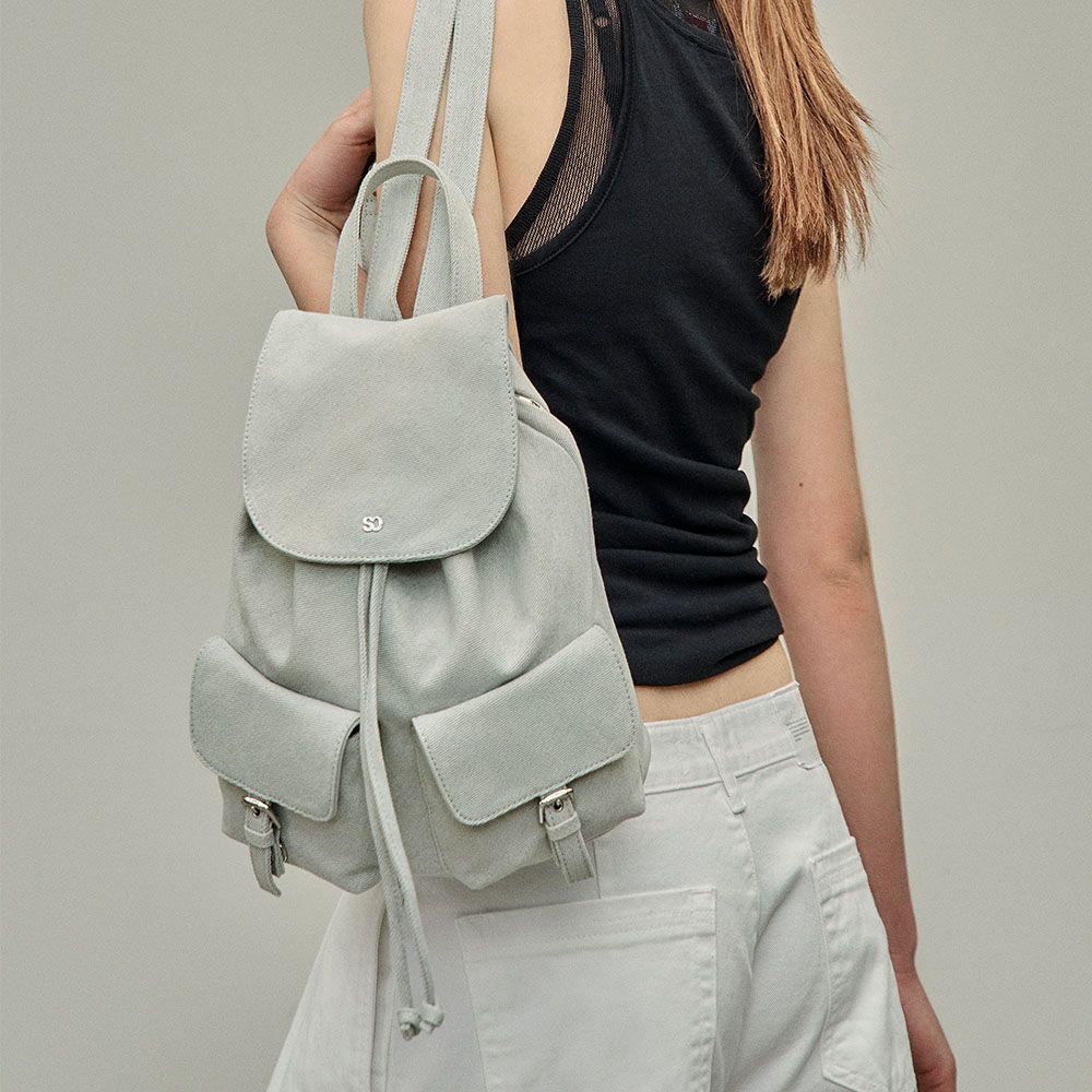 Hug Backpack 허그 백팩 / 그레이 데님 - 감도 깊은 취향 셀렉트샵 29CM