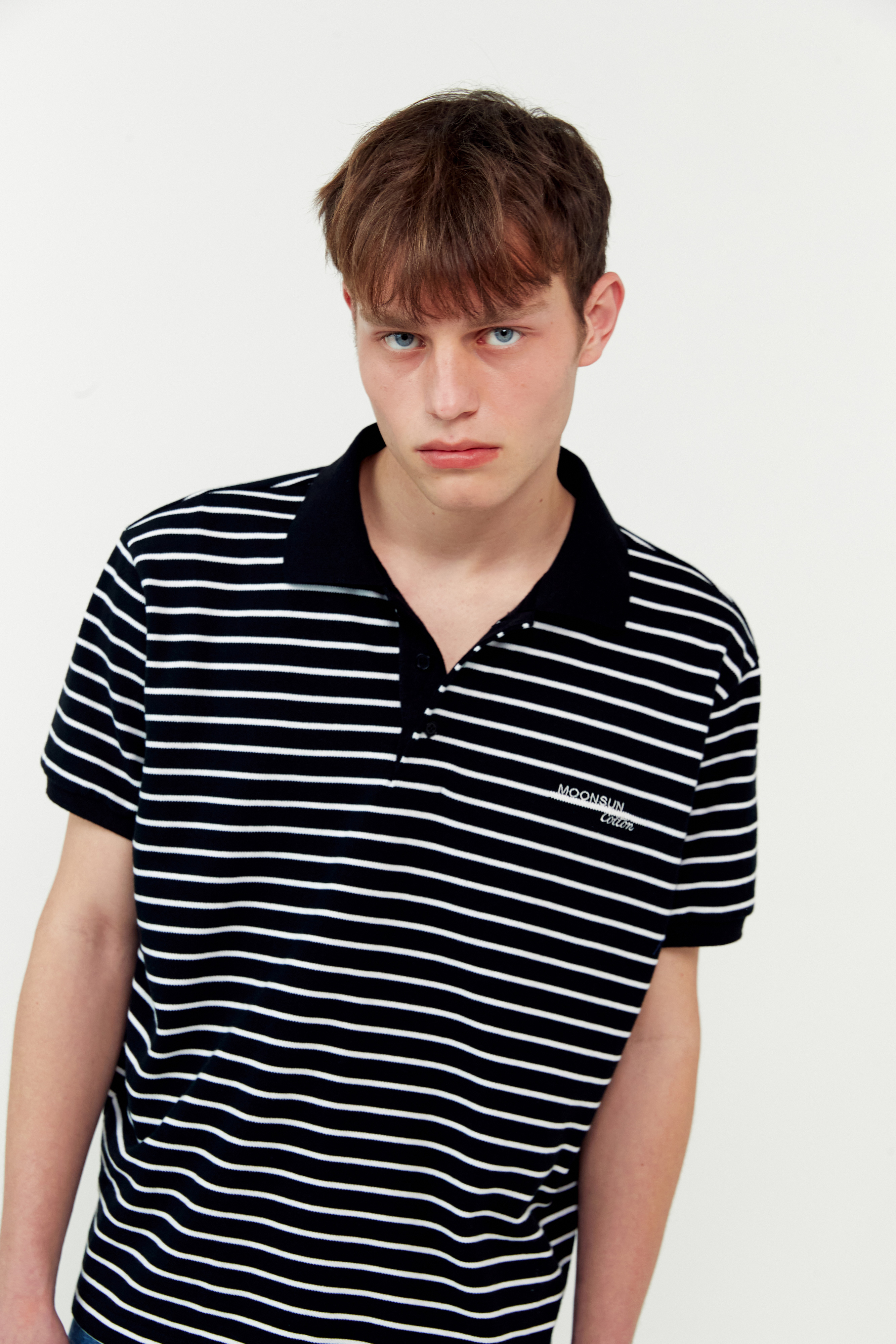 MJ S2 01 M.C UNISEX, Stripe PK Half Shirt / Pink - 감도 깊은 취향 셀렉트샵 29CM