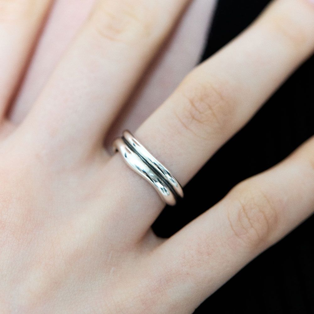 [silver925] smooth wave line ring - 감도 깊은 취향 셀렉트샵 29CM