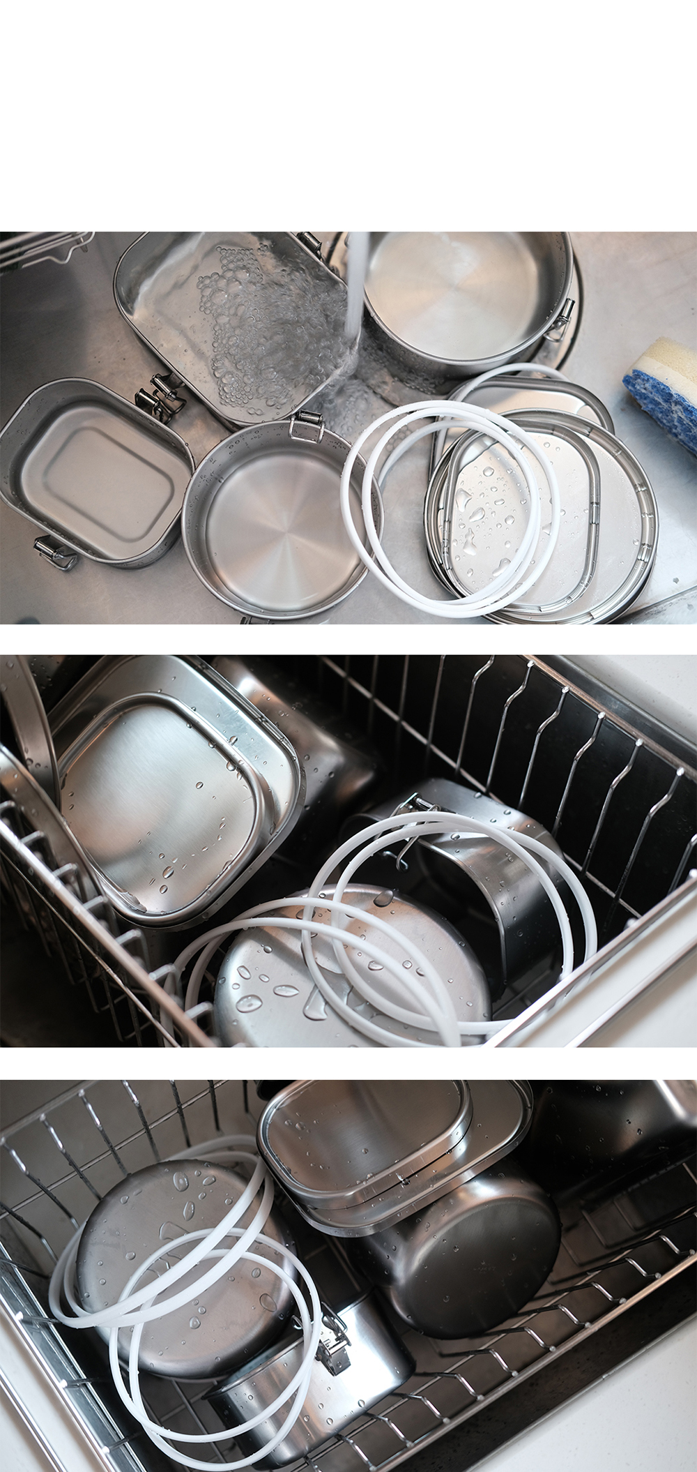 [아이자와공방] 스텐 사각 다용도 보관통 (3size) - 감도 깊은 취향 셀렉트샵 29CM