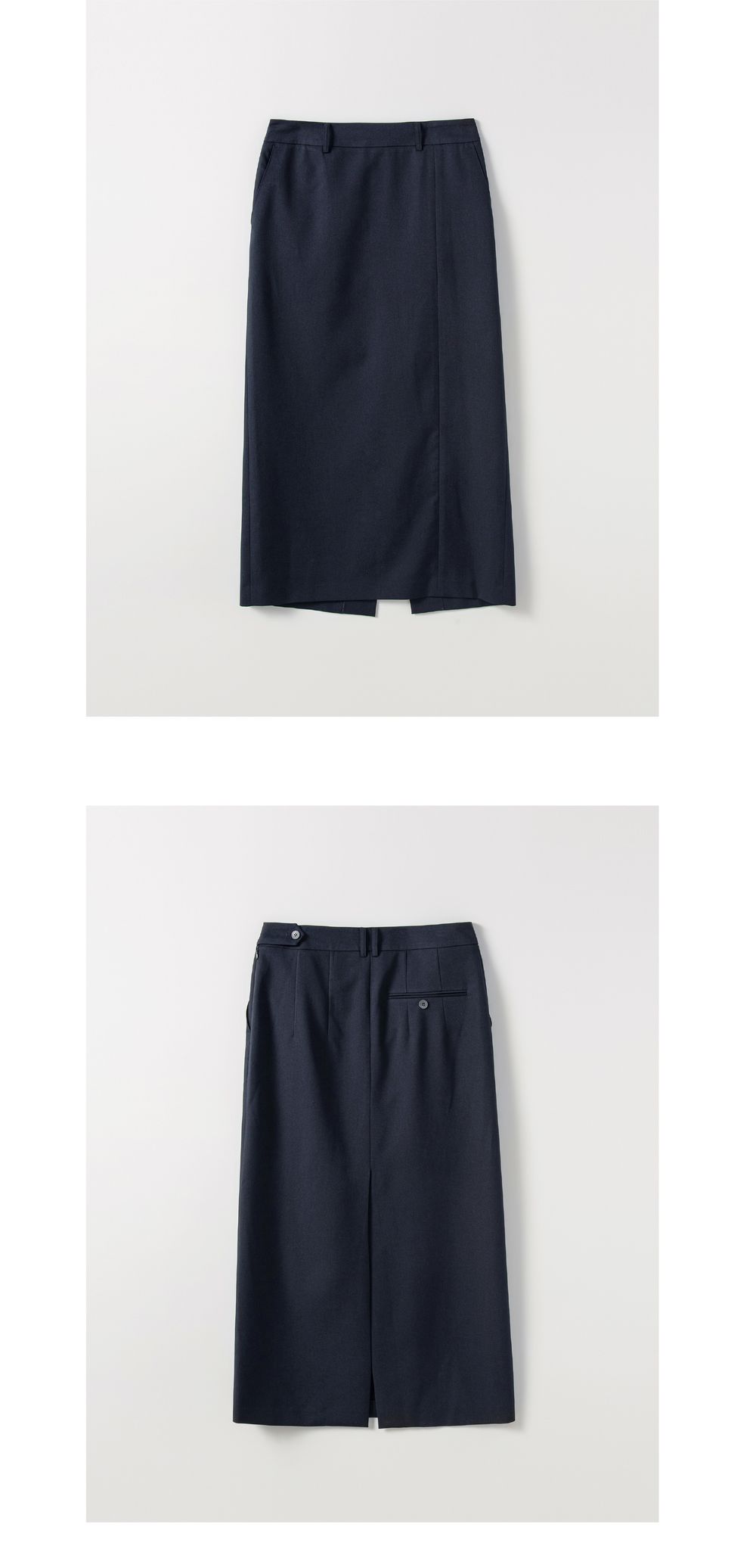 Vie Maxi Skirt (Deep Navy) - 감도 깊은 취향 셀렉트샵 29CM