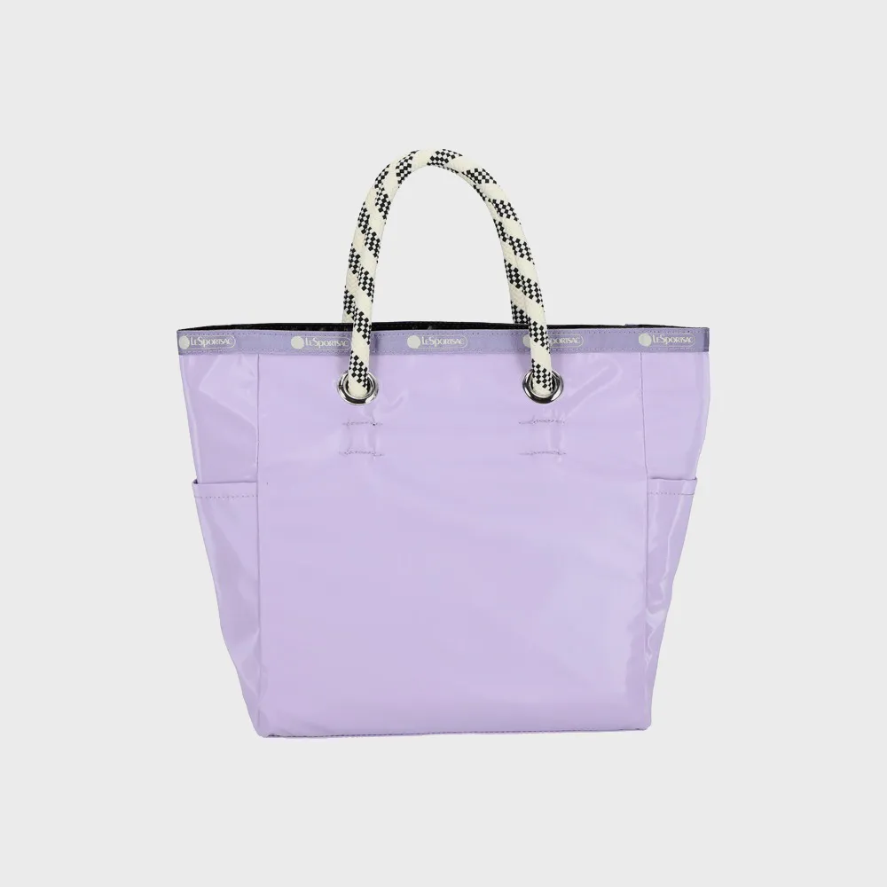 라일락/블랙 샤인 미디움 투웨이 토트백 [1114.U347] - 감도 깊은 취향 셀렉트샵 29CM