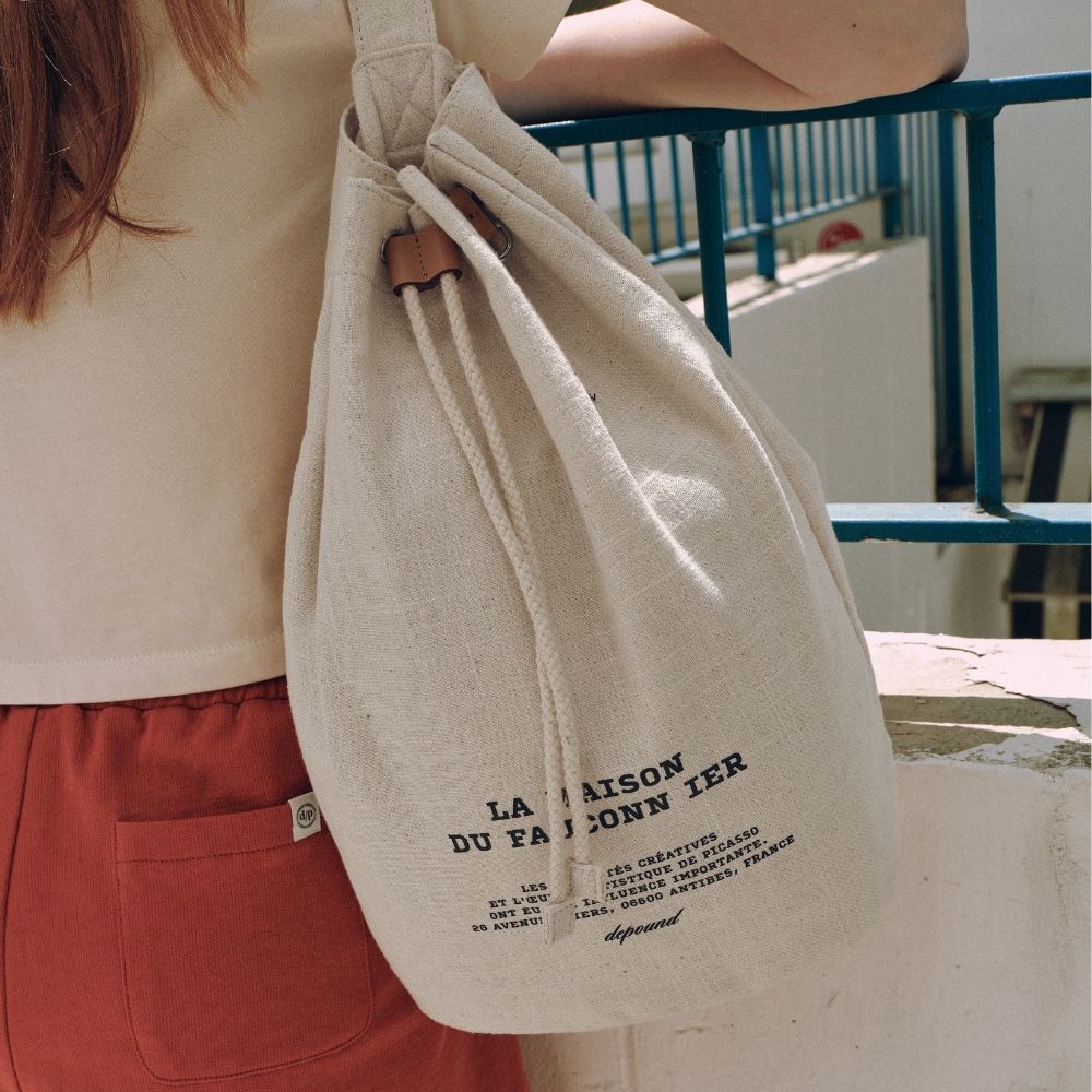 antibes drawstring bag (cotton) - natural - 감도 깊은 취향 셀렉트샵 29CM