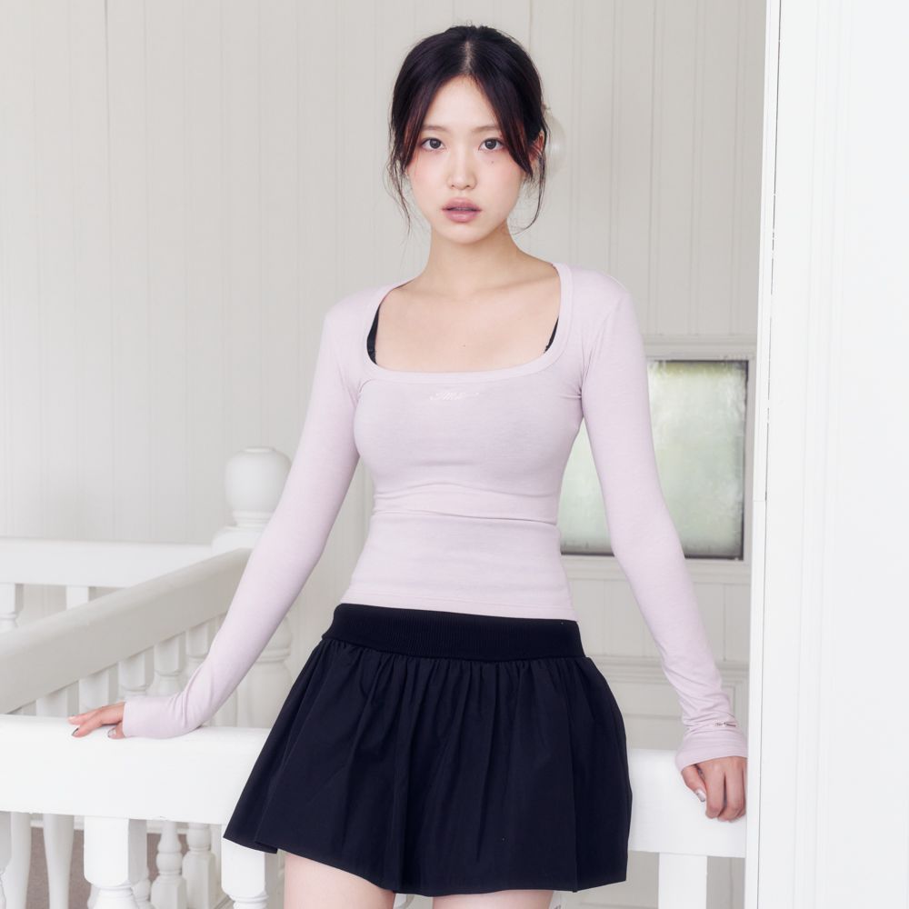 Deep Square-Neck Top (PINK) - 감도 깊은 취향 셀렉트샵 29CM