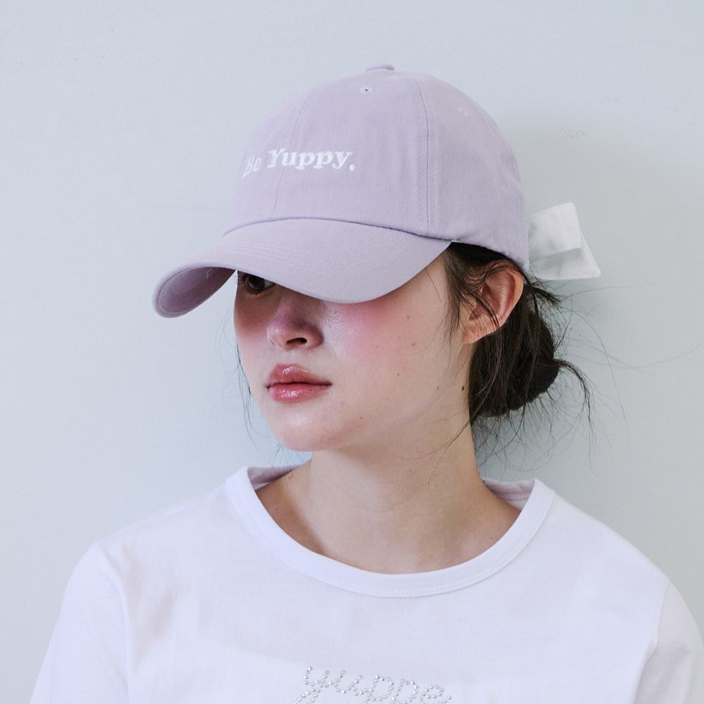 Y RIBBON BALL CAP_LIGHT PURPLE - 감도 깊은 취향 셀렉트샵 29CM