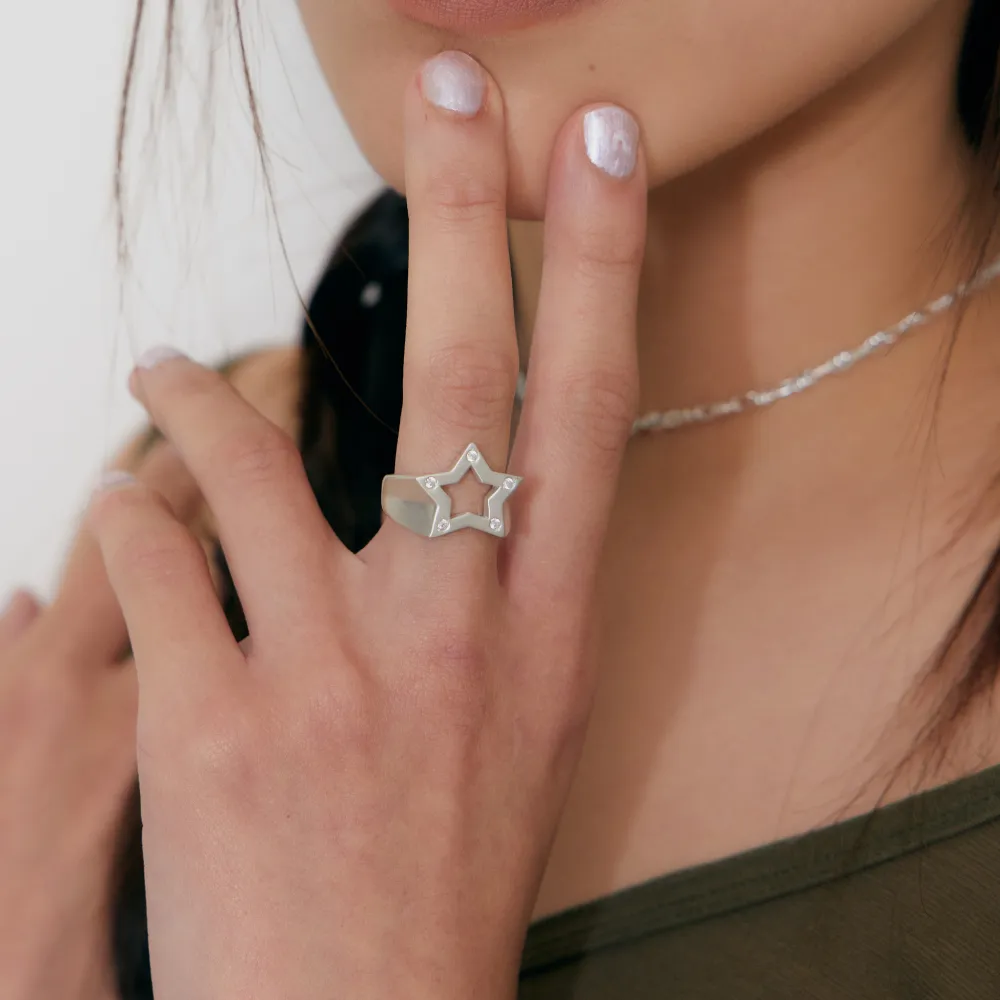 stud pressed star ring - 감도 깊은 취향 셀렉트샵 29CM