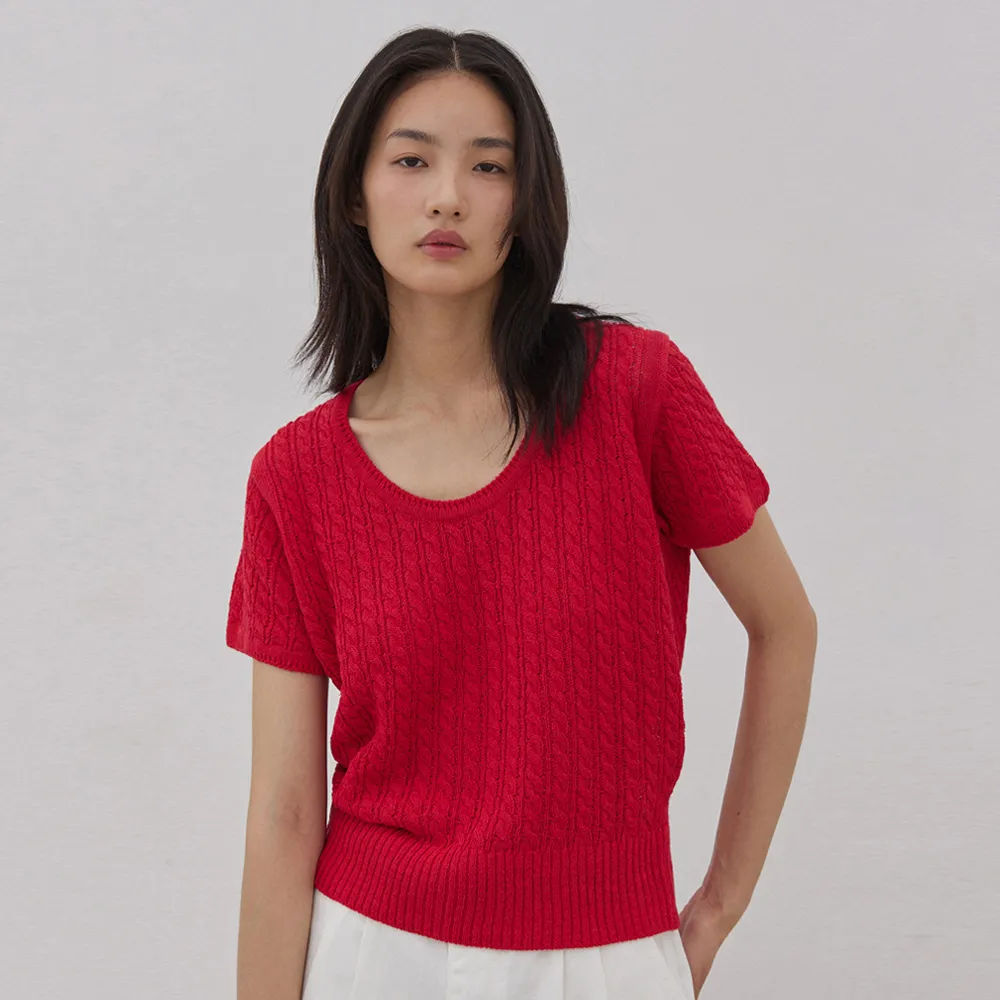 PIE CABLE HALF KNIT (3colors) - 감도 깊은 취향 셀렉트샵 29CM