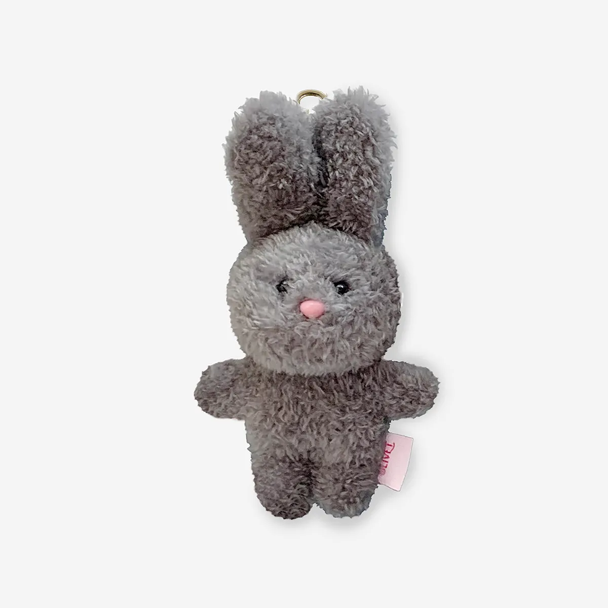 Olivet mini fluffy rabbit keychain (뽀글 올톡이 인형 키링) - grey - 감도 깊은 취향 ...