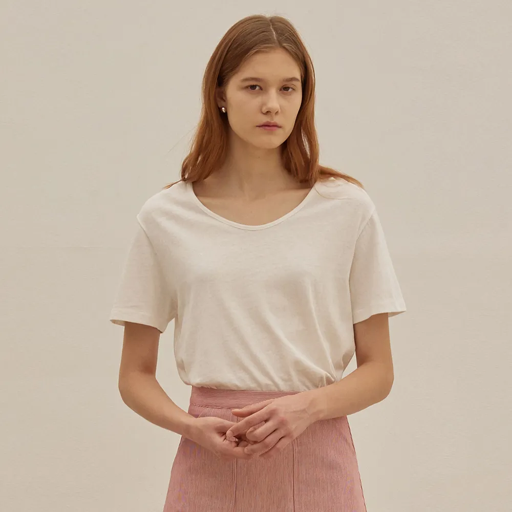 SAND U NECK TEE (3colors) - 감도 깊은 취향 셀렉트샵 29CM