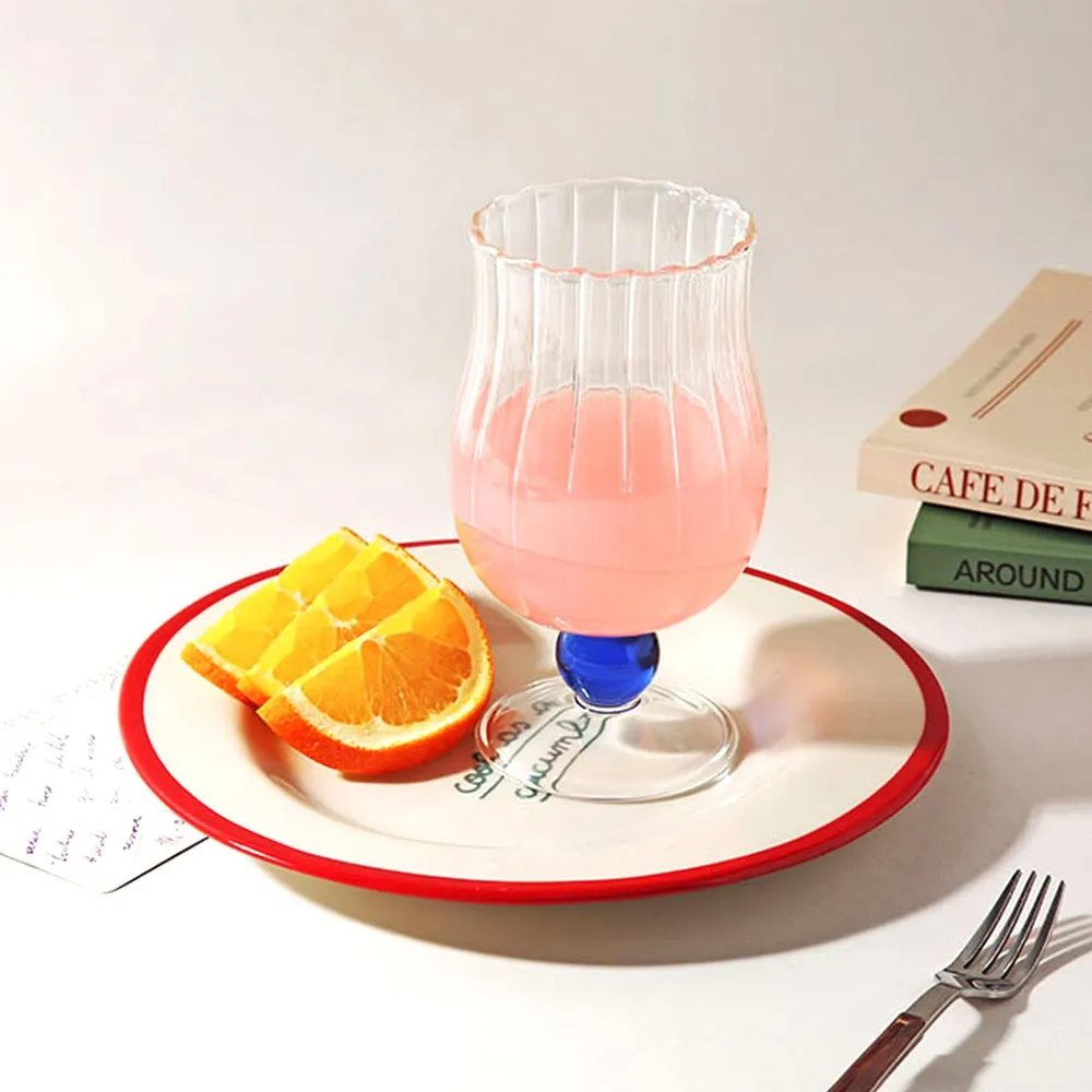 튤립 고블렛 내열 유리컵 320ml 4colors - 감도 깊은 취향 셀렉트샵 29CM