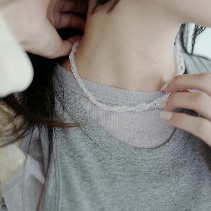 twist necklace(clear) - 감도 깊은 취향 셀렉트샵 29CM