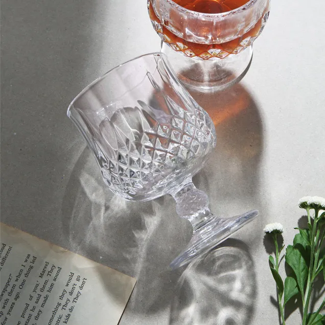 맑고 투명한 홈카페 고블렛 유리컵180ml - 감도 깊은 취향 셀렉트샵 29CM