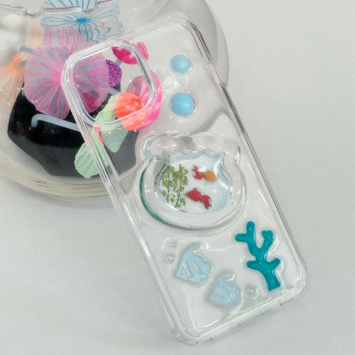 Resin fish tank case 어항 레진 핸드폰 케이스 2color - 감도 깊은 취향 셀렉트샵 29CM